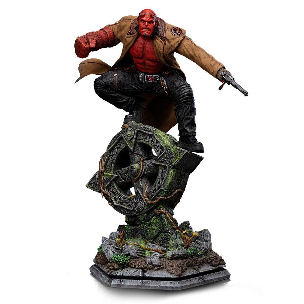 Estátua Hellboy - Hellboy 2 O Exército Dourado - Art Scale 1/10 - Iron ...